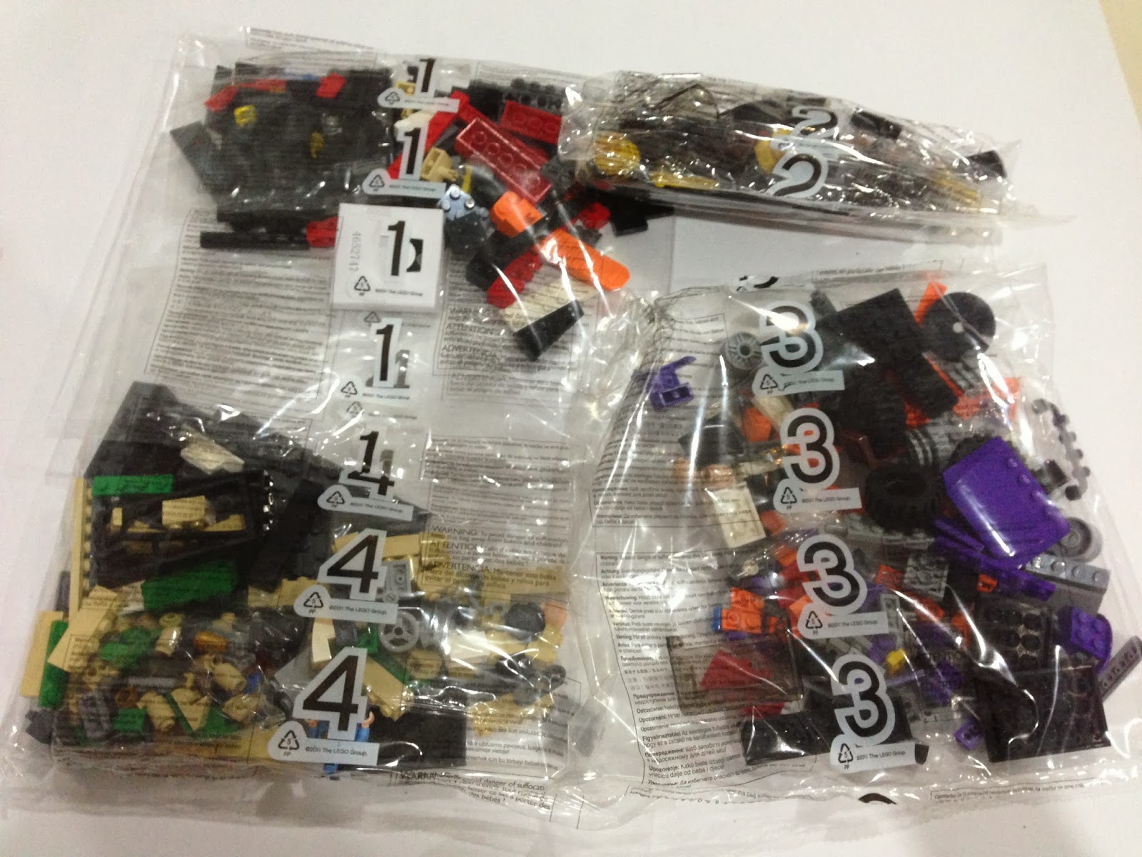 Toy A Day: #956 of Year 4 Lego 6864 Superheroes The Batmobile and the ...