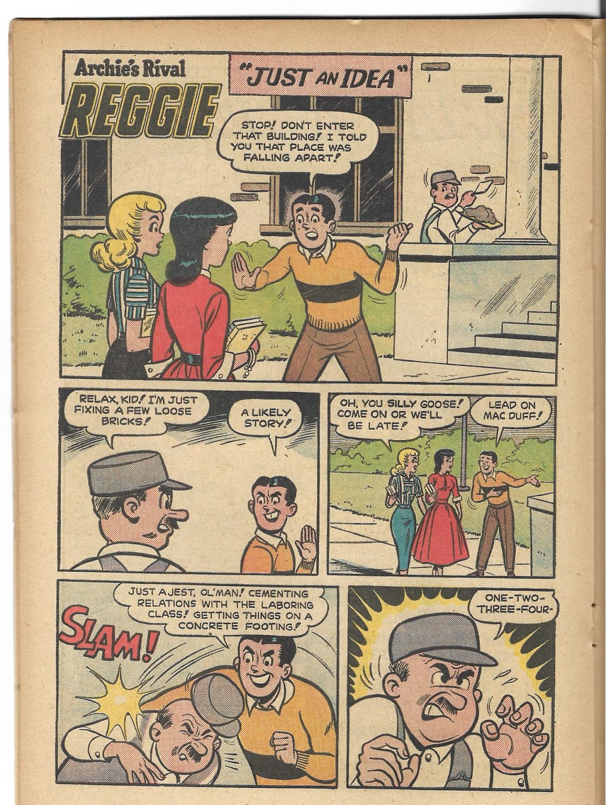 Tony Isabella's Bloggy Thing: JULY 1963: ARCHIE’S RIVAL REGGIE #15