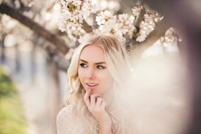 Kenzie Kaye: pink blossoms