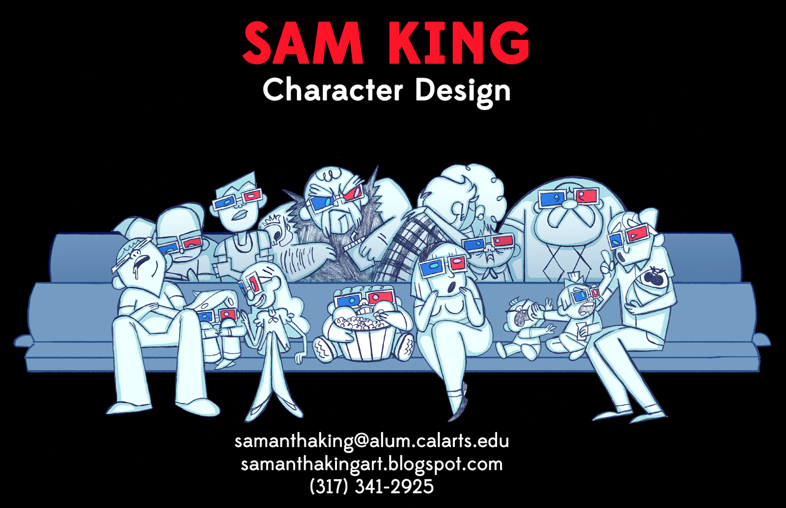 Samantha King Character Design