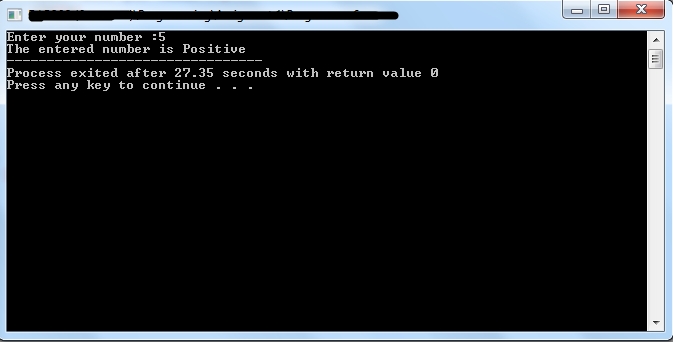 Write a program in C++ to check whether a number is positive, negative ...