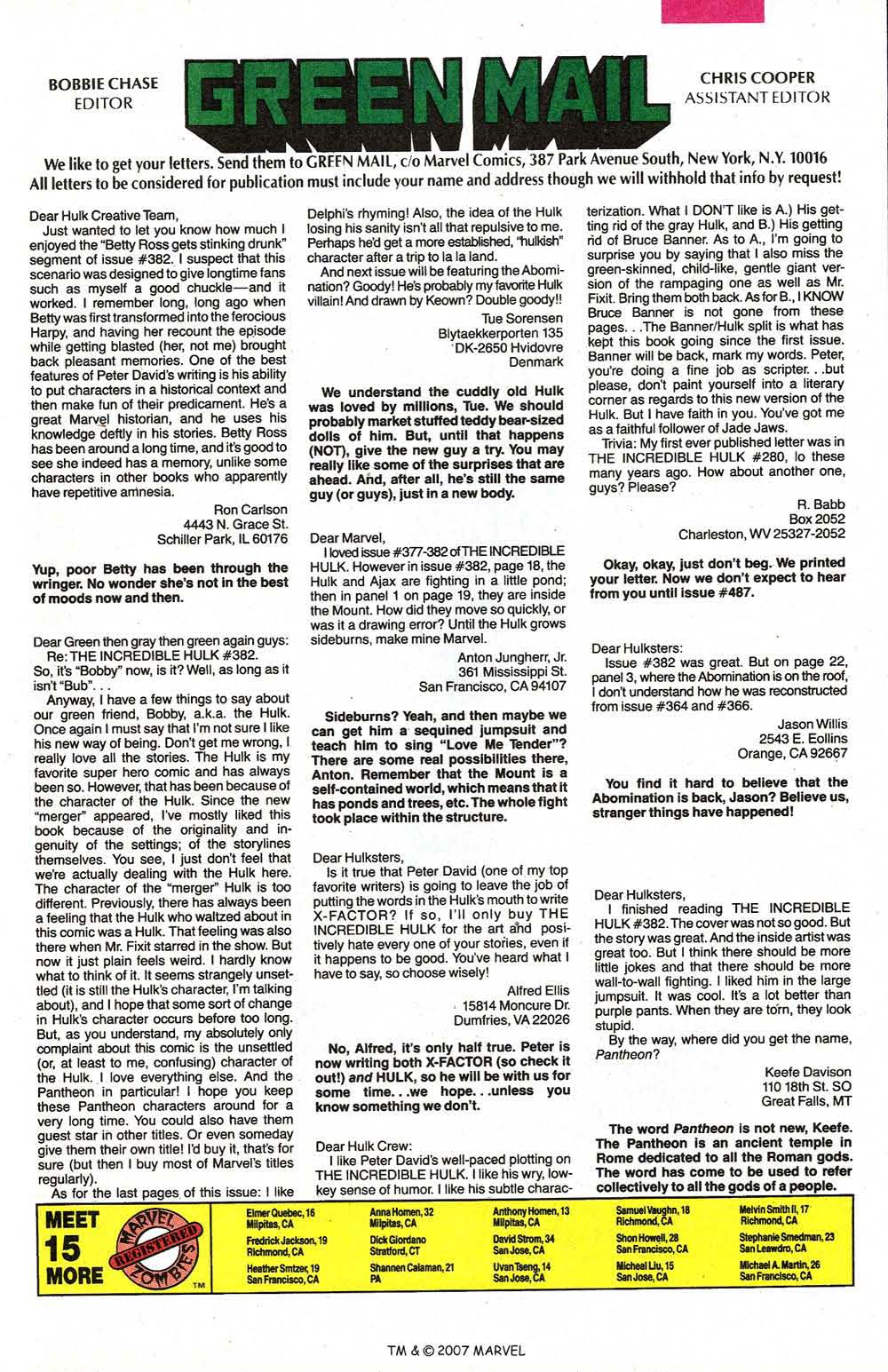 Read online The Incredible Hulk (1968) comic - Issue #386