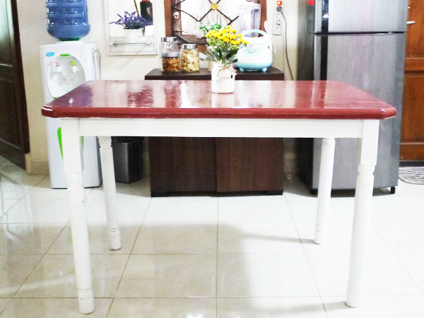 DIY Makeover Meja Makan Yang Mudah Untuk Persiapan Lebaran