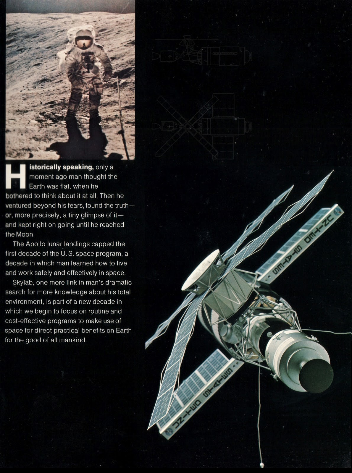 My Space Museum: Skylab program brochure from McDonnell Douglas