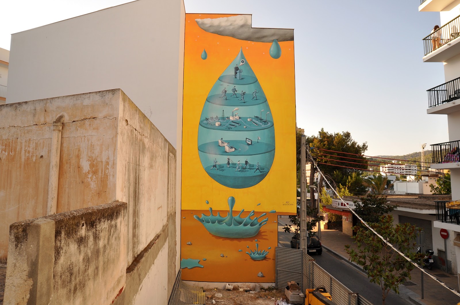 Interesni Kazki New Mural In San Antonio, Ibiza – StreetArtNews