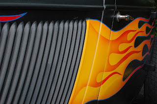 Turnerbudds Car Blog: Flames on a Couple of Flaming Roadsters