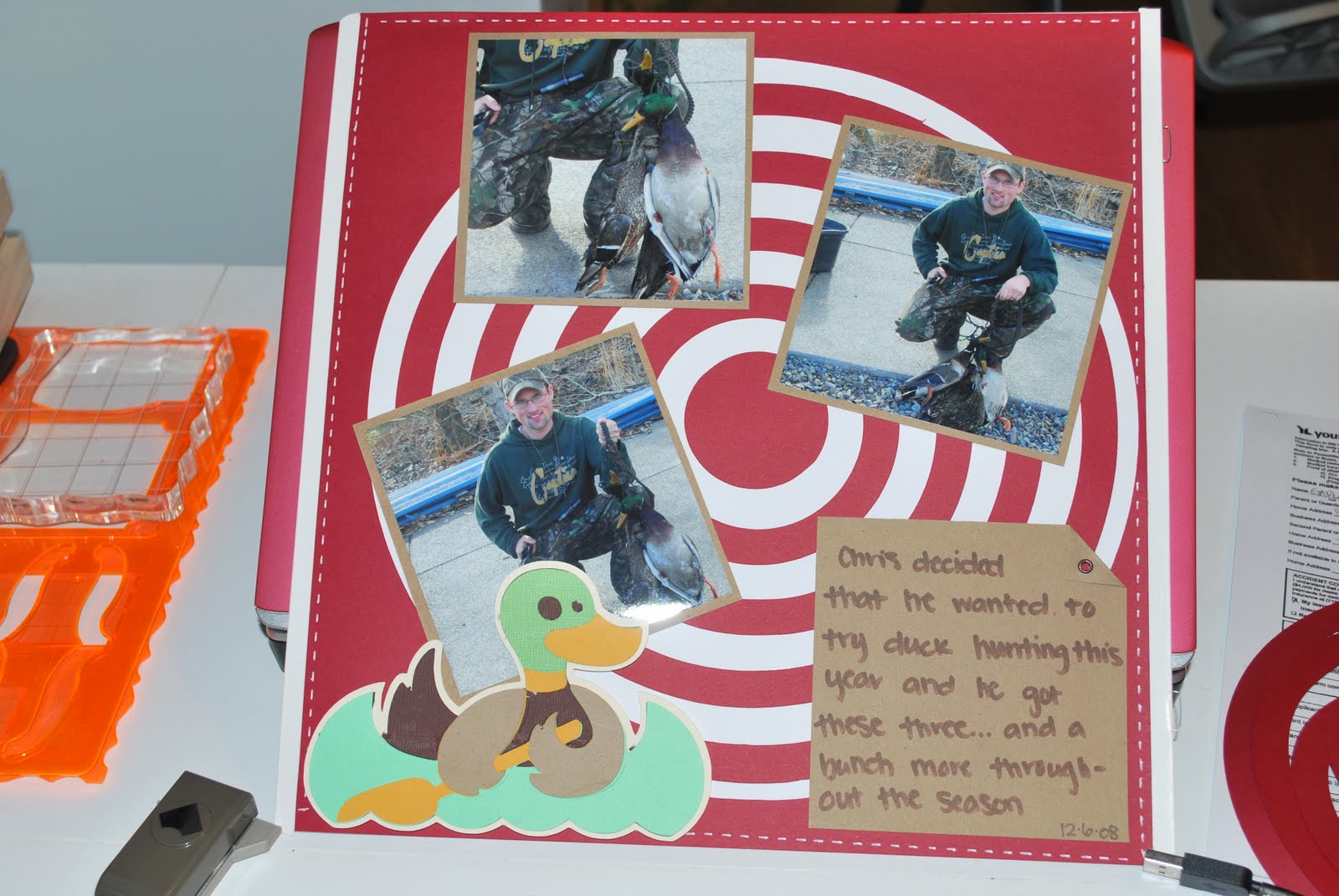 A Caffeinated Crafter: Duck Hunting Layout