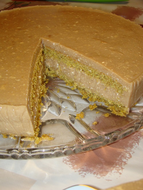 Cristina's world: Tort cu crema din lapte prins