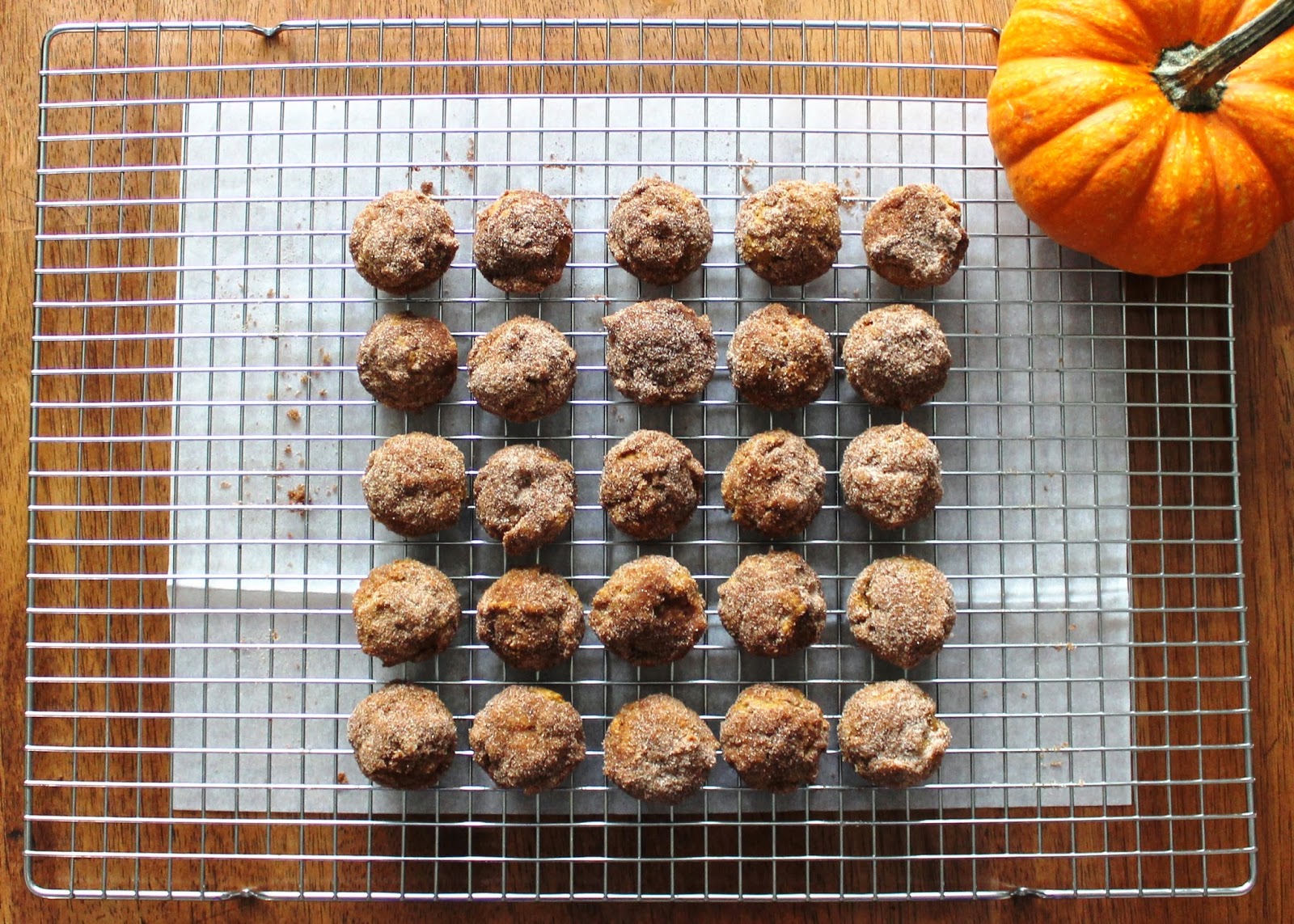 Your Neighborhood Baker: Cinnamon Sugar Pumpkin Poppers