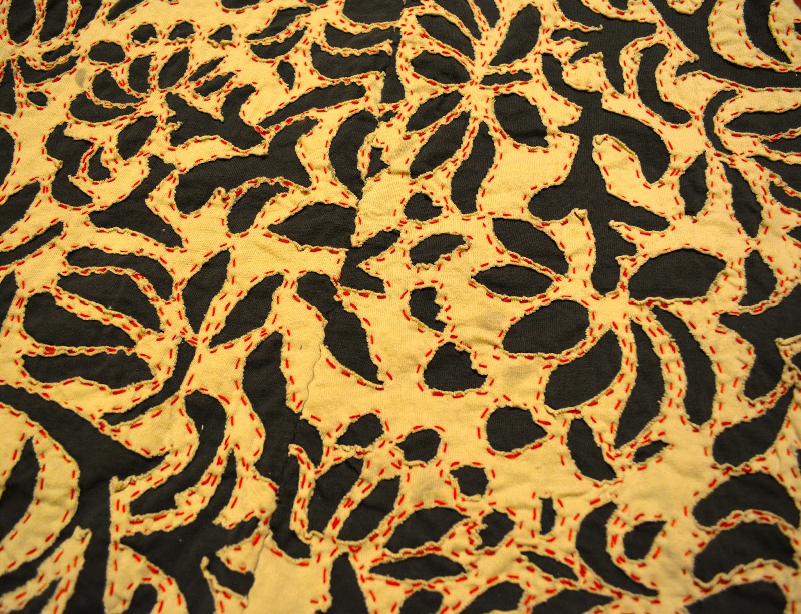 completed: Alabama Chanin fitted dress