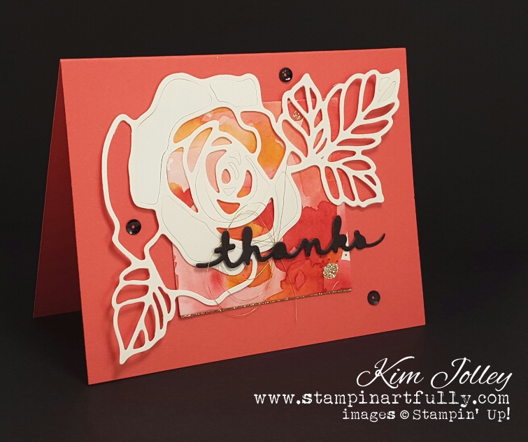 Stampin Artfully: Rose Wonder/Rose Garden Thinlits Bundle