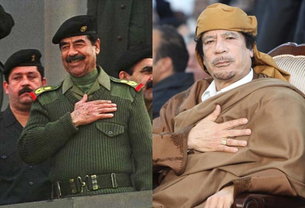Muammar Gaddafi y Saddam Hussein, destinos paralelos? - Foros Perú