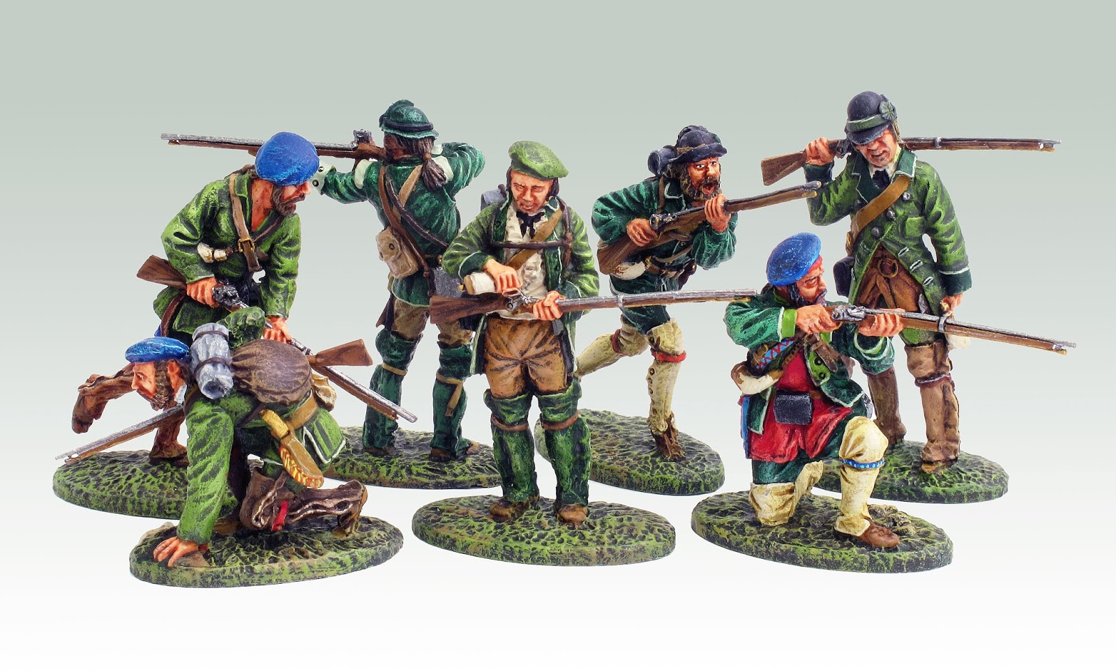 Mike's Painted Miniatures: Rogers Rangers