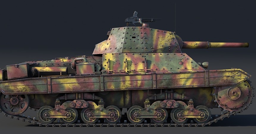 Italy Tank Blank Template - Neko @ War