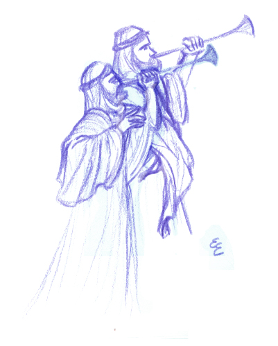 Daily Bible Doodles: Silver Trumpets