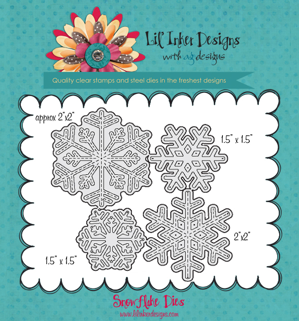 Lil' Inker Designs: New Release Hop Day 1 - Snowflake Dies & Winter ...