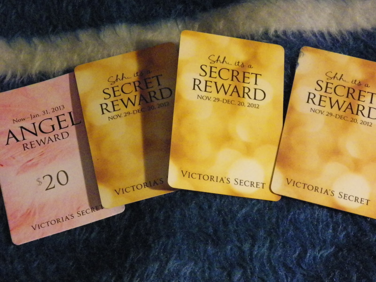 My Victoria Secret Reward Card Collection | thisbeangelika