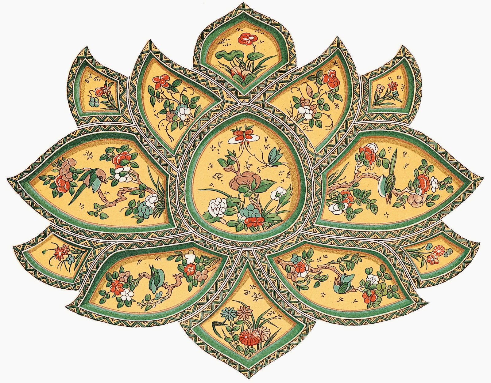 Flyer Goodness: Chinese Motif Patterns