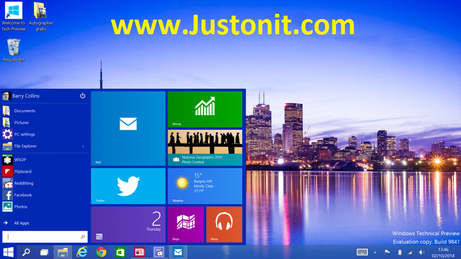 Justonit.com: Windows 10 Pro Core ISO 32-Bit & 64-Bit Full Version Download