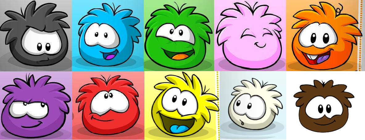 Club Penguin Gelasca: Puffles