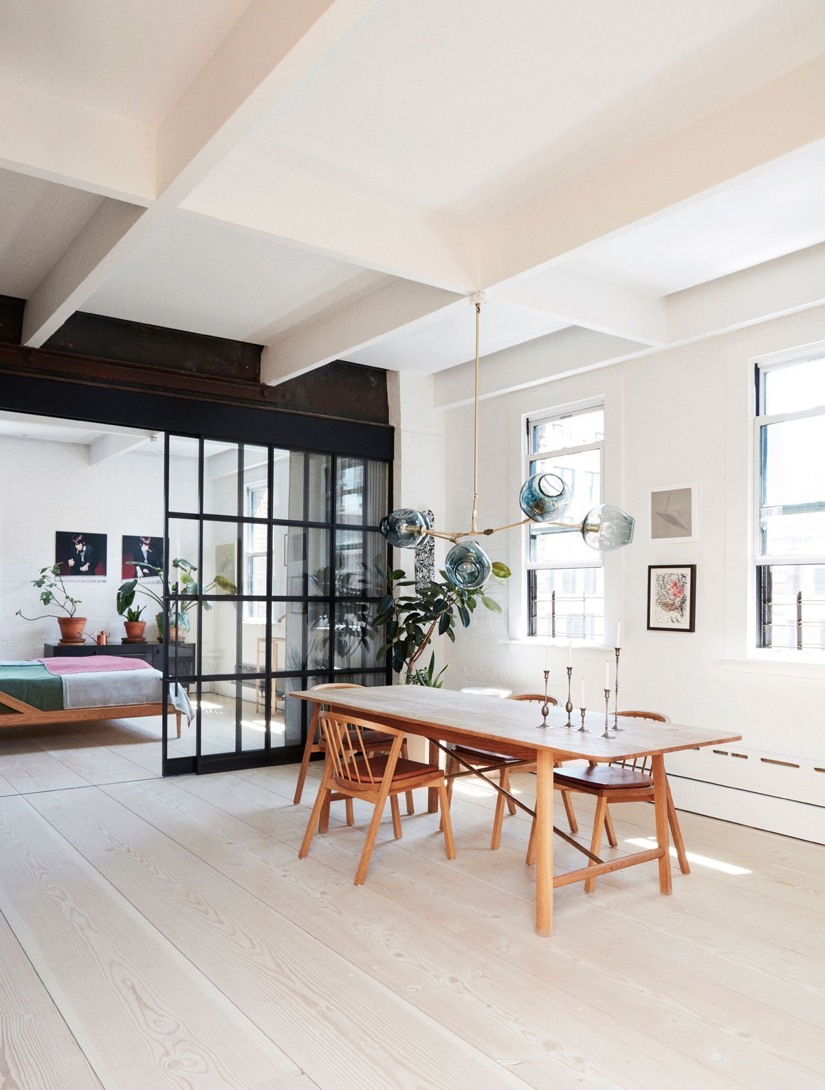 Scandinavian design Loft on the Hudson River, New York