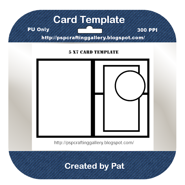 PSP CRAFTING GALLERY: CARD TEMPLATE