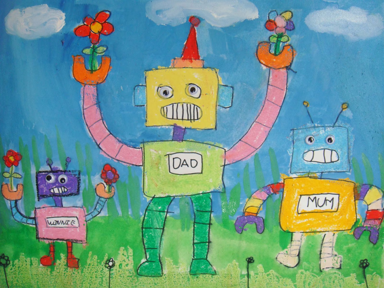 Kids' Art: Robot 2