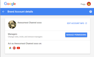 Manage your Google Brand Accounts for YouTube, Google+, and Photos