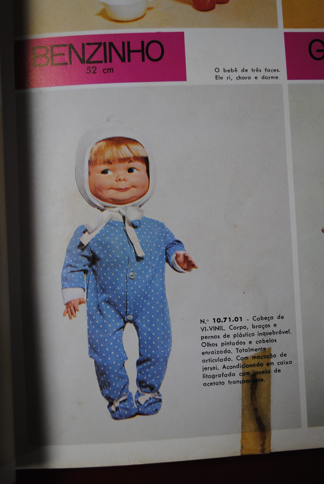 Ana Caldatto : Antiga boneca Fiteira - Boneca de Três Faces