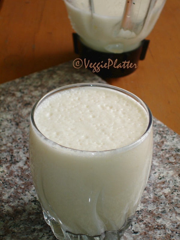 Veggie Platter: Pear Milkshake