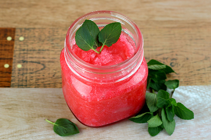 Watermelon Mint Sugar Scrub Recipe - Everything Pretty