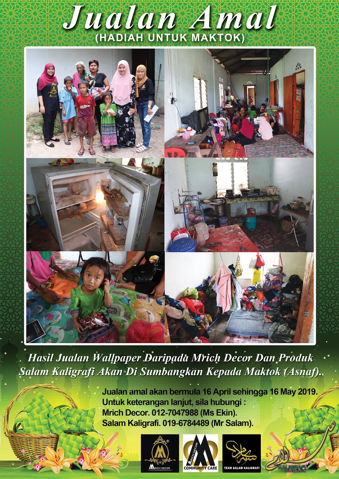 Salam Kaligrafi: KIRIMAN RAYA BONDA. Hadiah Untuk Maktok (Asnaf ...