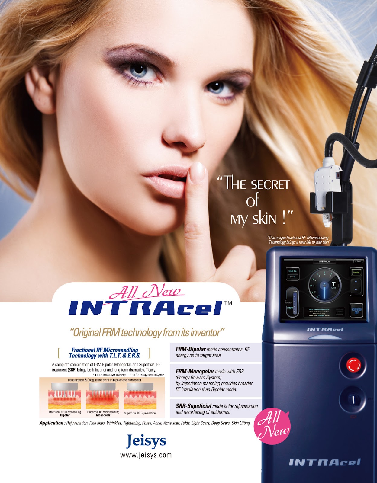 Jeisys: INTRAcel - Fractional, Bipolar, Monopolar, SRR