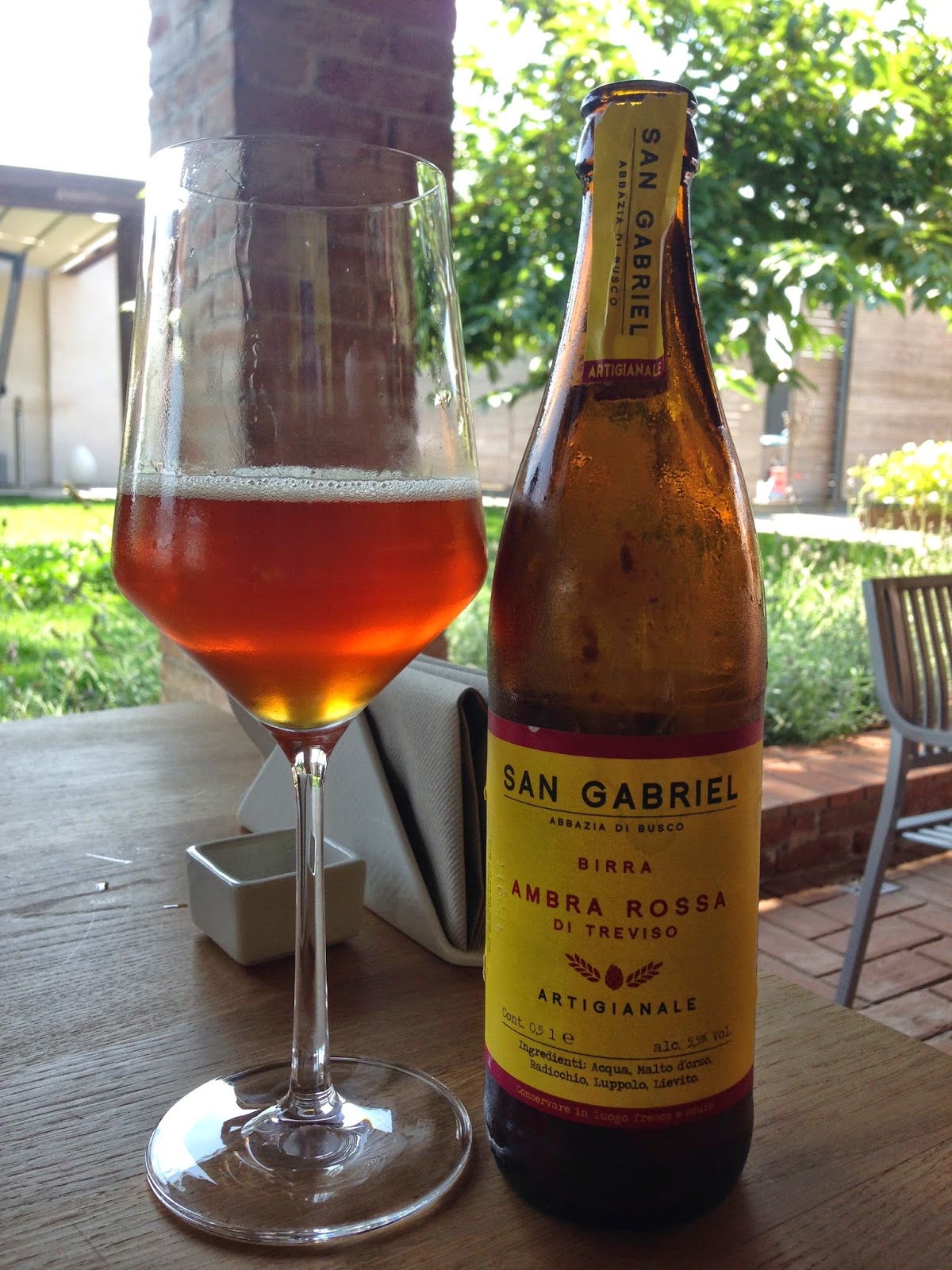 The Best Beer Blog: San Gabriel Birra Ambra Rossa Di Treviso