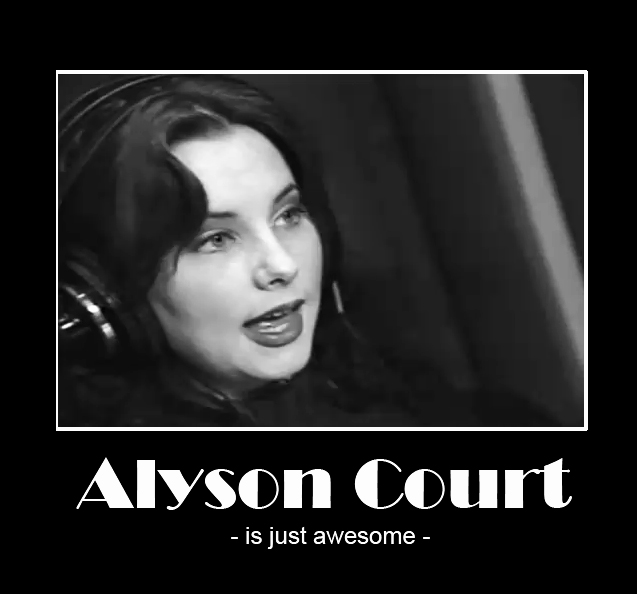 Bruno Amaral: Alyson Court Dubladora ( Canadense ) Estrangeira