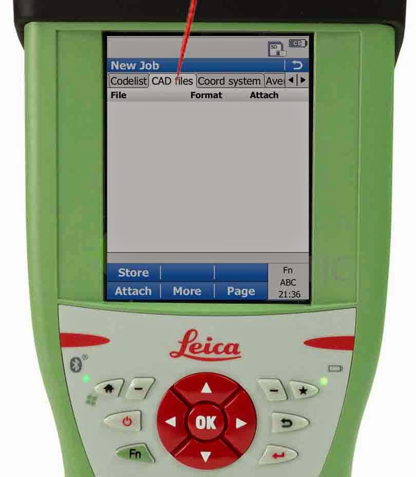 Membuat Job Baru dengan Controller (Leica Viva CS10) ~ Air Itu Mengalir