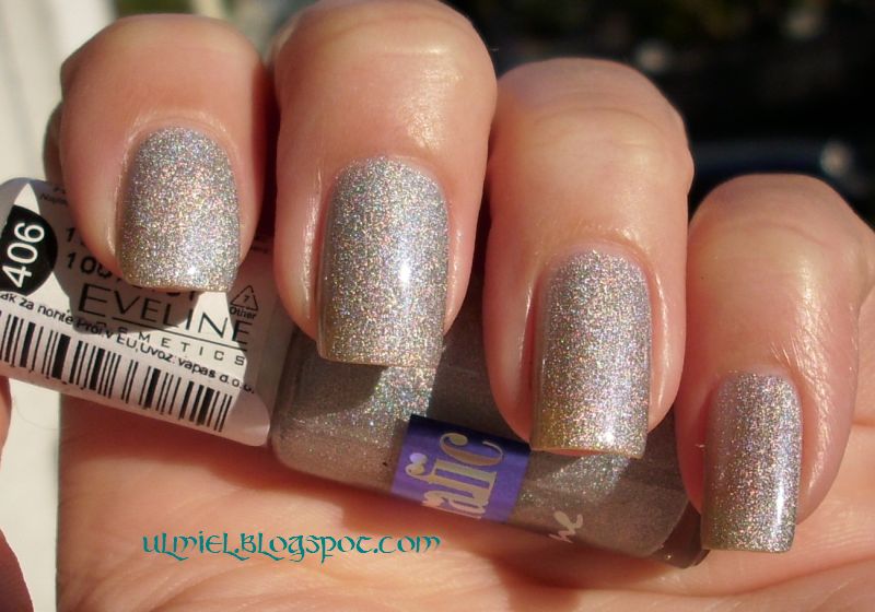 Did someone say nail polish?: Eveline Holografic Shine days: 406
