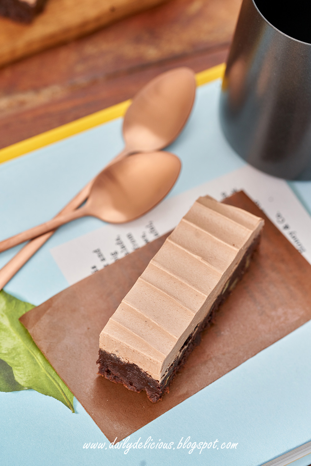 dailydelicious: Frosted Fudge Brownies