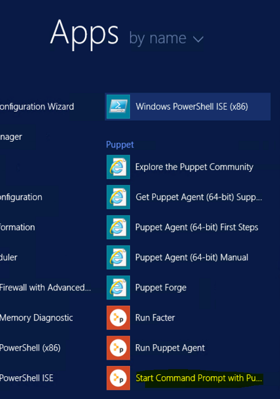 Gotcha with Puppet Windows client