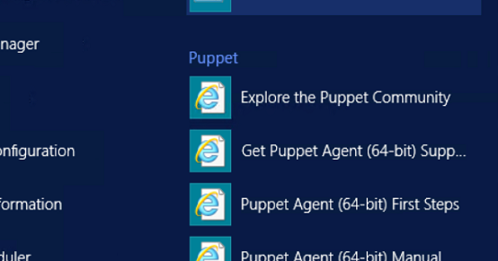 Gotcha with Puppet Windows client
