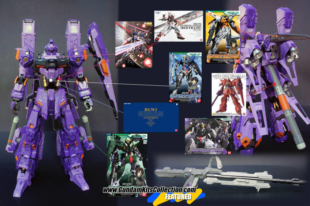 Custom Build: MG 1/100 RGZ-95-C ReZEL II - WILLBREAKER