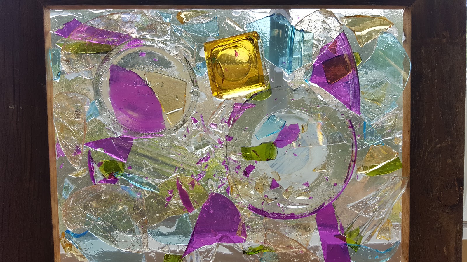 Broken Glass Mosaic Diy