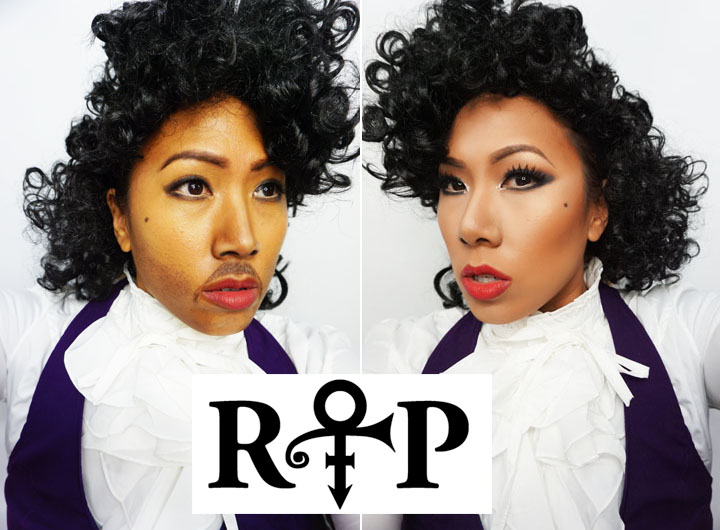 Halloween Makeup: Prince - Purple Rain | Makeup By RenRen