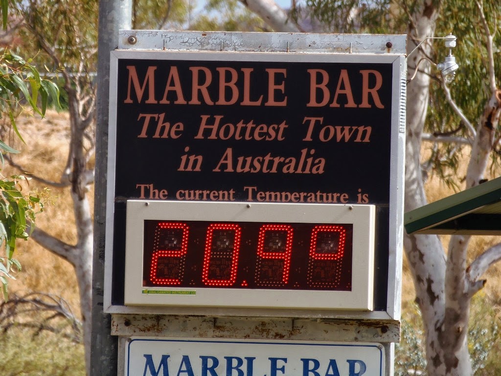 Solo Steve On The Road: MARBLE BAR WA