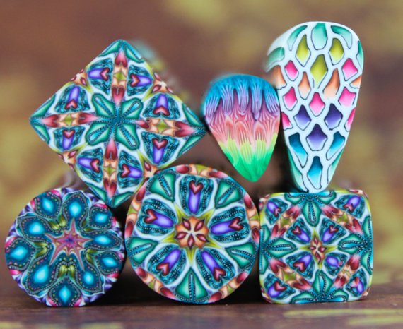 Amazing Polymer Clay Canes by IKandiClay / The Beading Gem