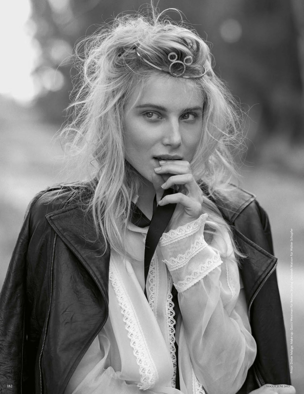 dree hemingway by bruce weber for vogue germany june 2013 | visual ...