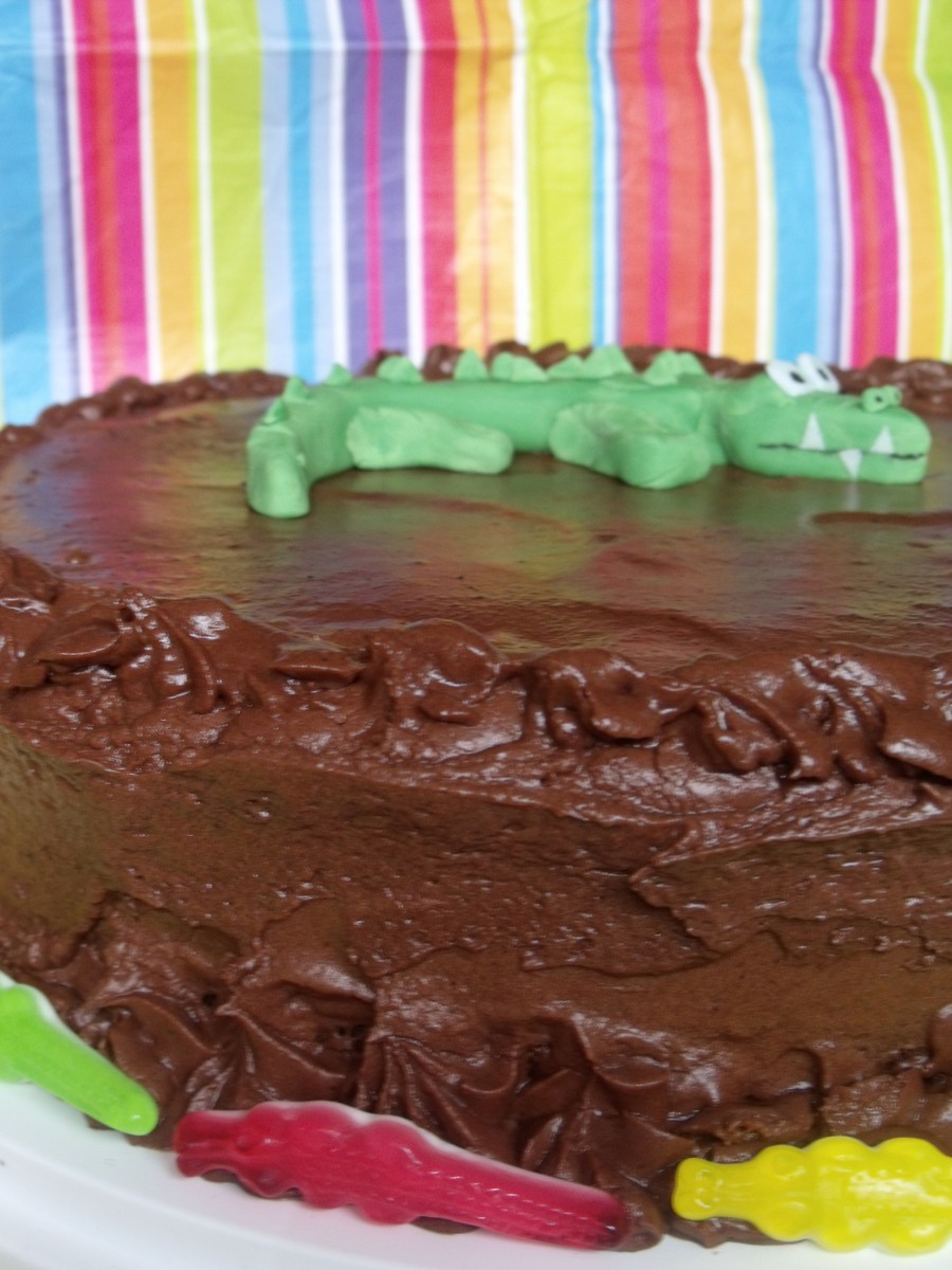 Expériences Gourmandes: Gâteau d'anniversaire tout choco-croco
