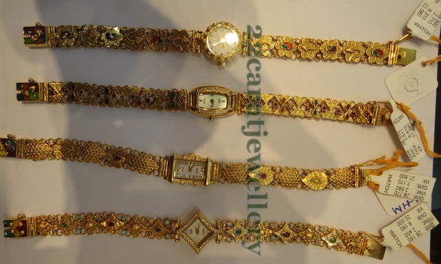 Gold Watches Gallery - Jewellery Designs