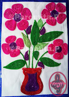 Wool Craft on Paper - Paromita's Passions