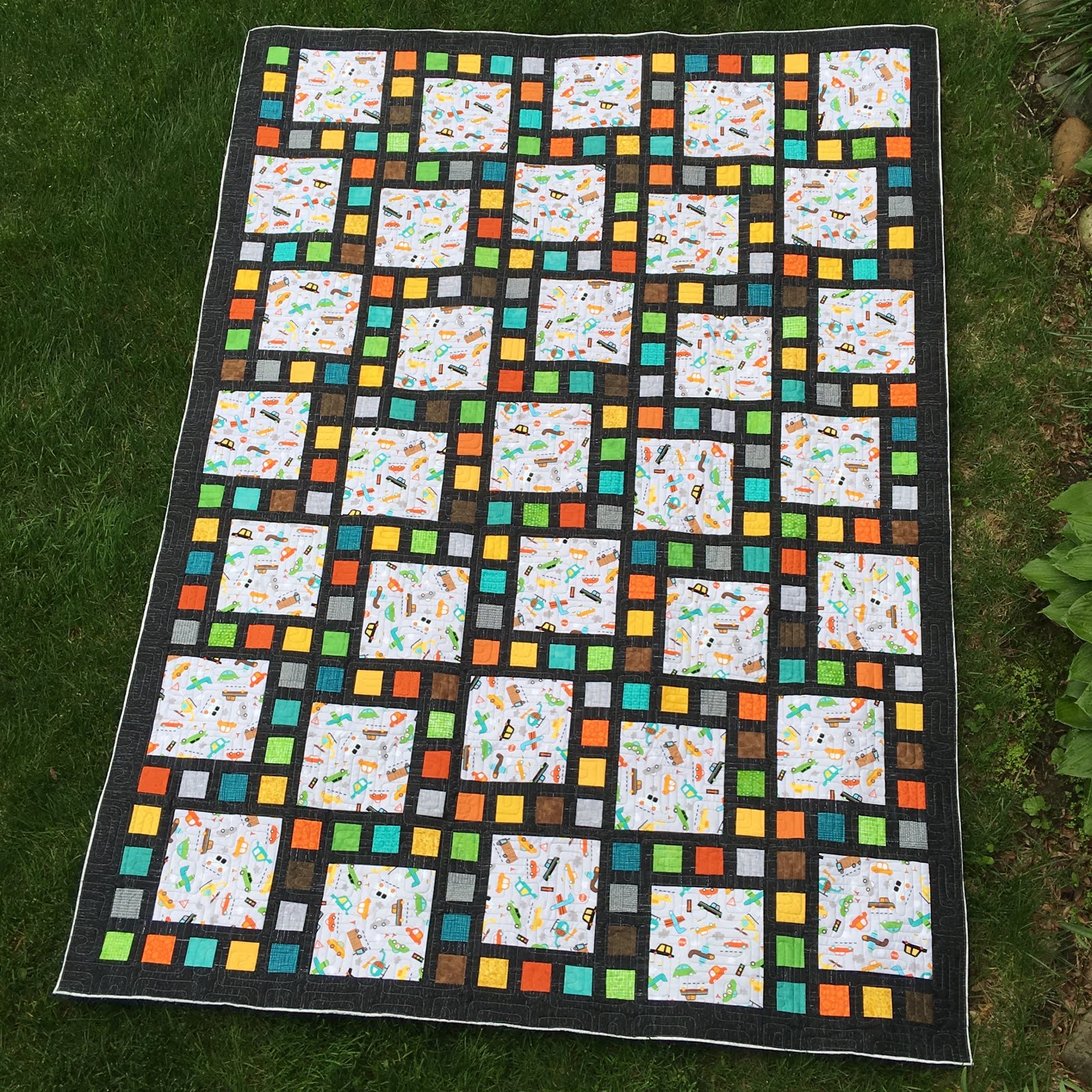 Grace and Peace Quilting: ️ A Transportation Quilt 🚚